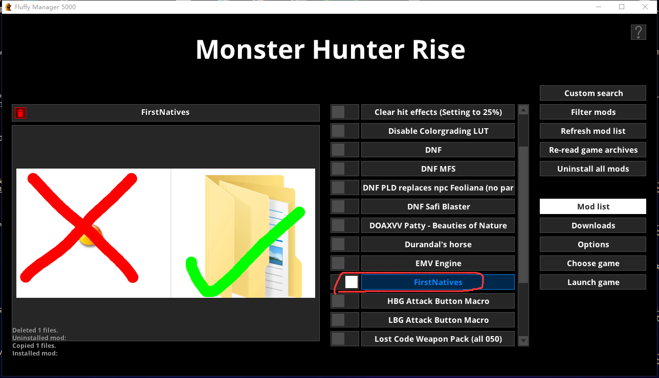 【教程】Fluffy5000兼容本地优先插件的使用方法 - 怪物猎人崛起Mod - 踩蘑菇社区