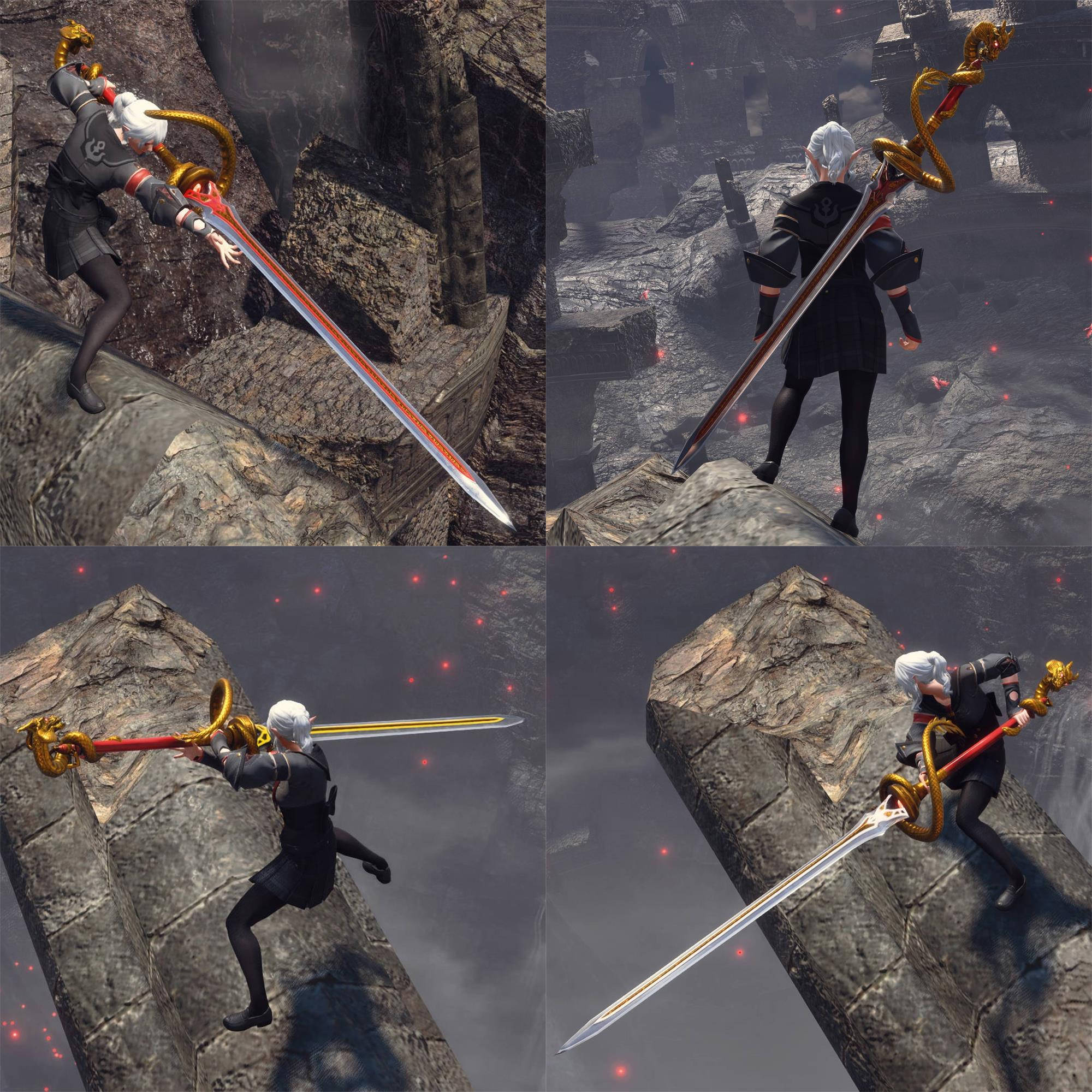 【v16.0.0：终盘更新】《GODFALL 众神陨落》龙凤太刀 - 怪物猎人崛起Mod - 踩蘑菇社区