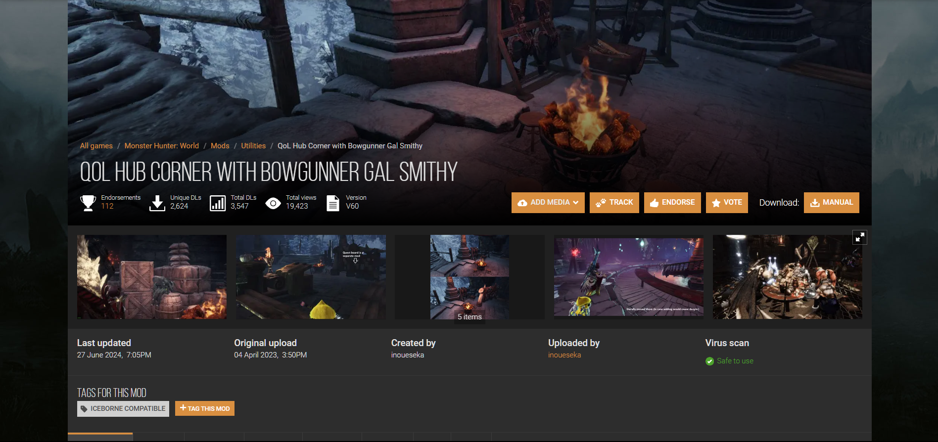 Mygo及集会区域角落整合mod - 怪物猎人世界 - 踩蘑菇社区