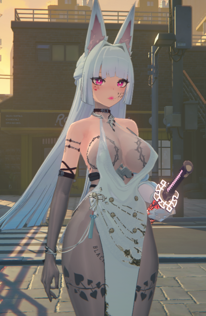 星见雅---虚狩黑色纹身（轻度QOS） - Zenless Zone Zero Mods - CaiMoGu game website