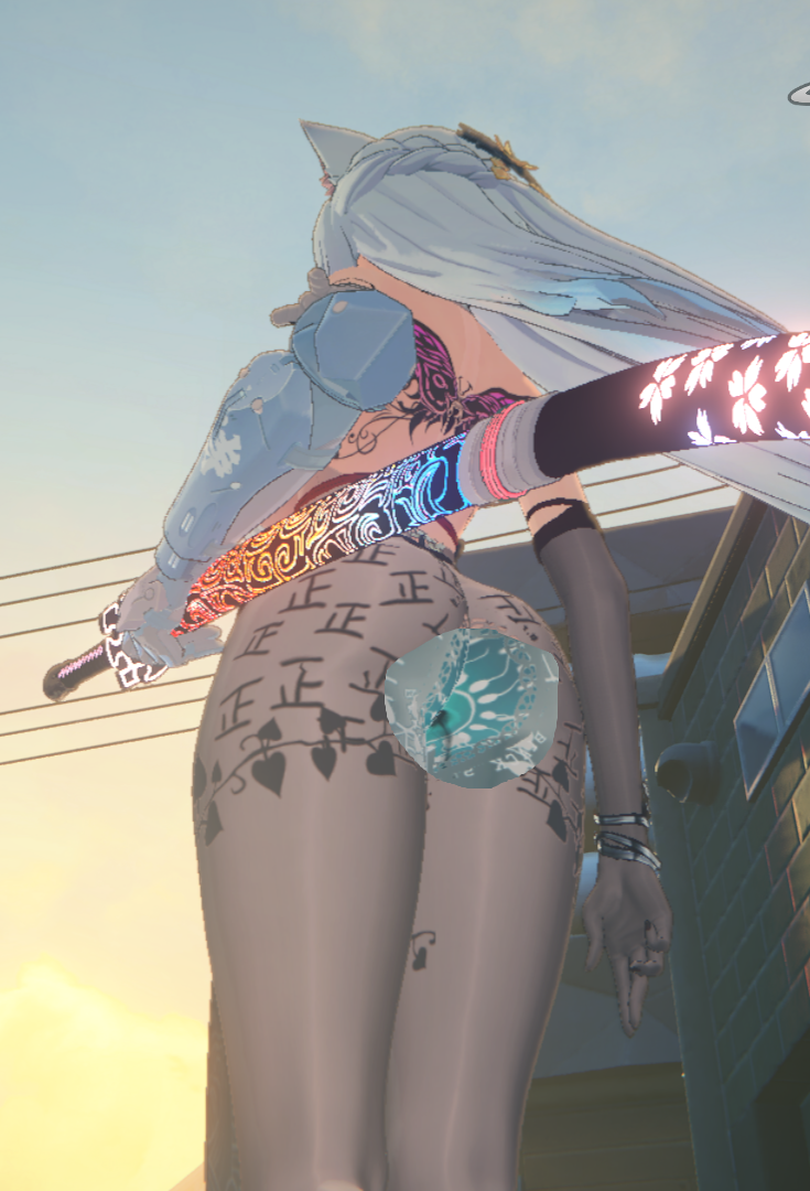 星见雅---虚狩黑色纹身（轻度QOS） - Zenless Zone Zero Mods - CaiMoGu game website