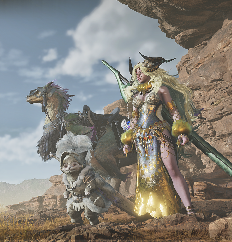MHWS怪物猎人荒野MOD005：【女装外观】冰原绚辉龙A1.041.00.00 - 怪物猎人荒野MOD圈 - 踩蘑菇社区
