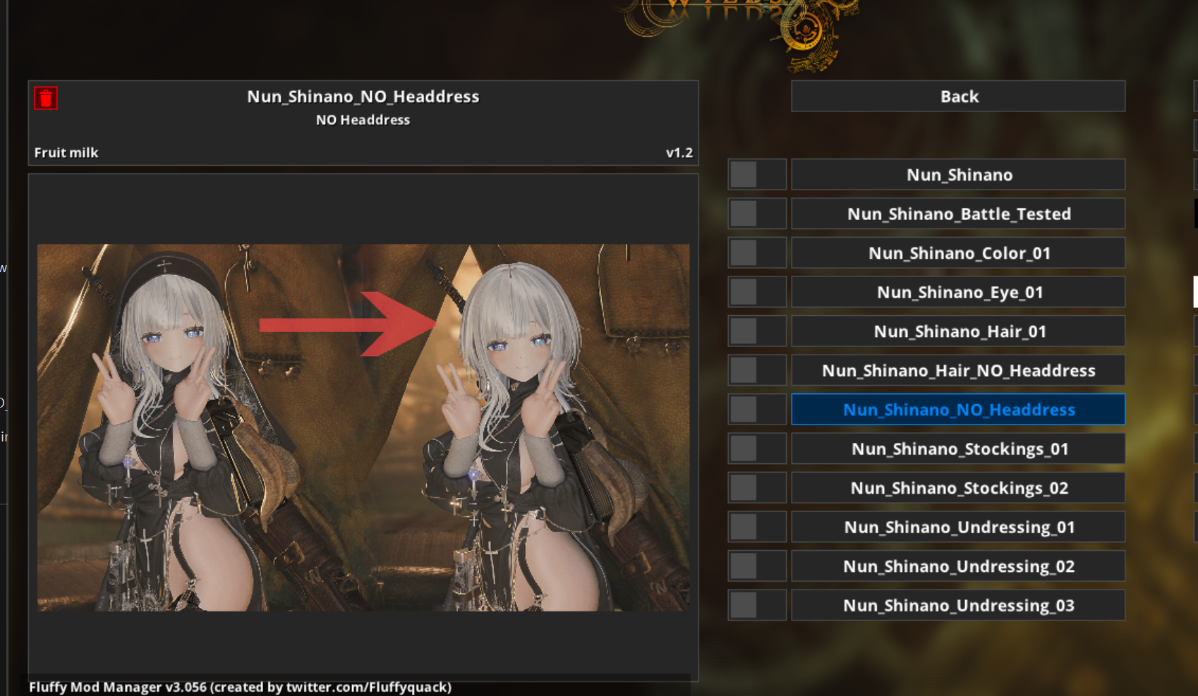 【MHWS外观mod】断罪修女 Shinano （更新独立骨骼） - 怪物猎人荒野MOD圈 - 踩蘑菇社区