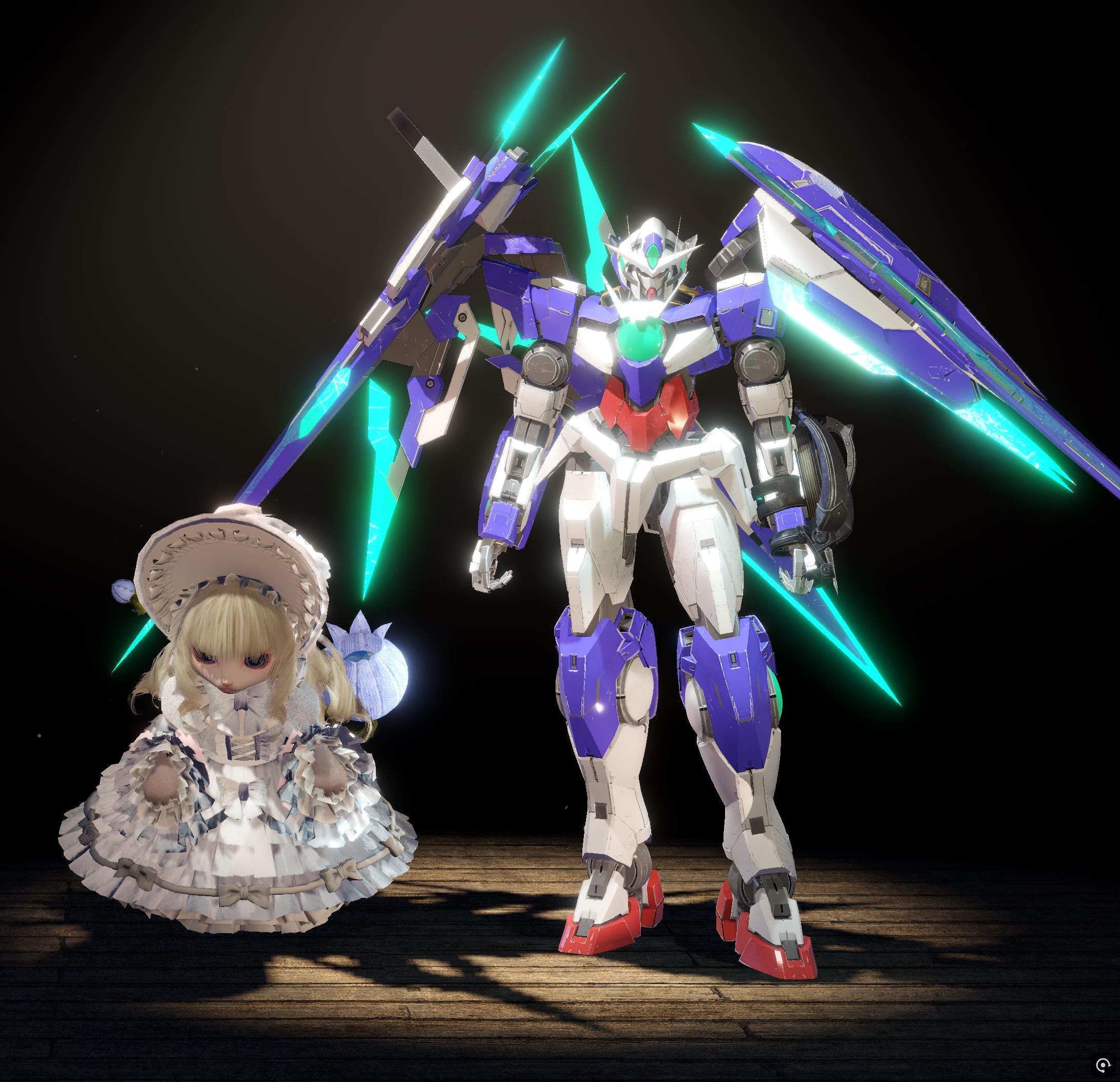 【冰原MOD】冰原-00Q高达全刃式+大剑MOD - 怪物猎人世界MOD - 踩蘑菇社区