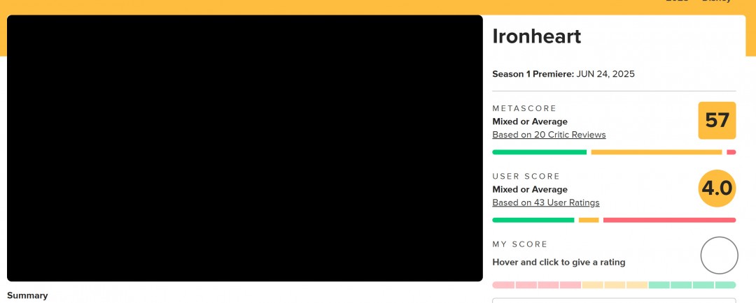 难看至极？漫威新剧《钢铁之心》IGN 5分 MTC用户评分4分 - 多人运动圈 - 踩蘑菇社区