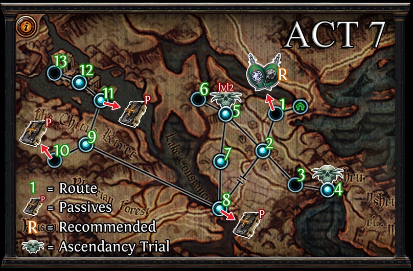 [搬运][开荒向] A1-10剧情路线图推荐 (整 - 流放之路 - 踩蘑菇社区