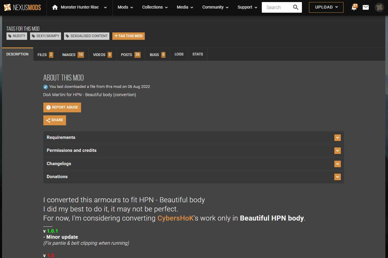 N网mod下载指南 - 怪物猎人崛起Mod - 踩蘑菇社区