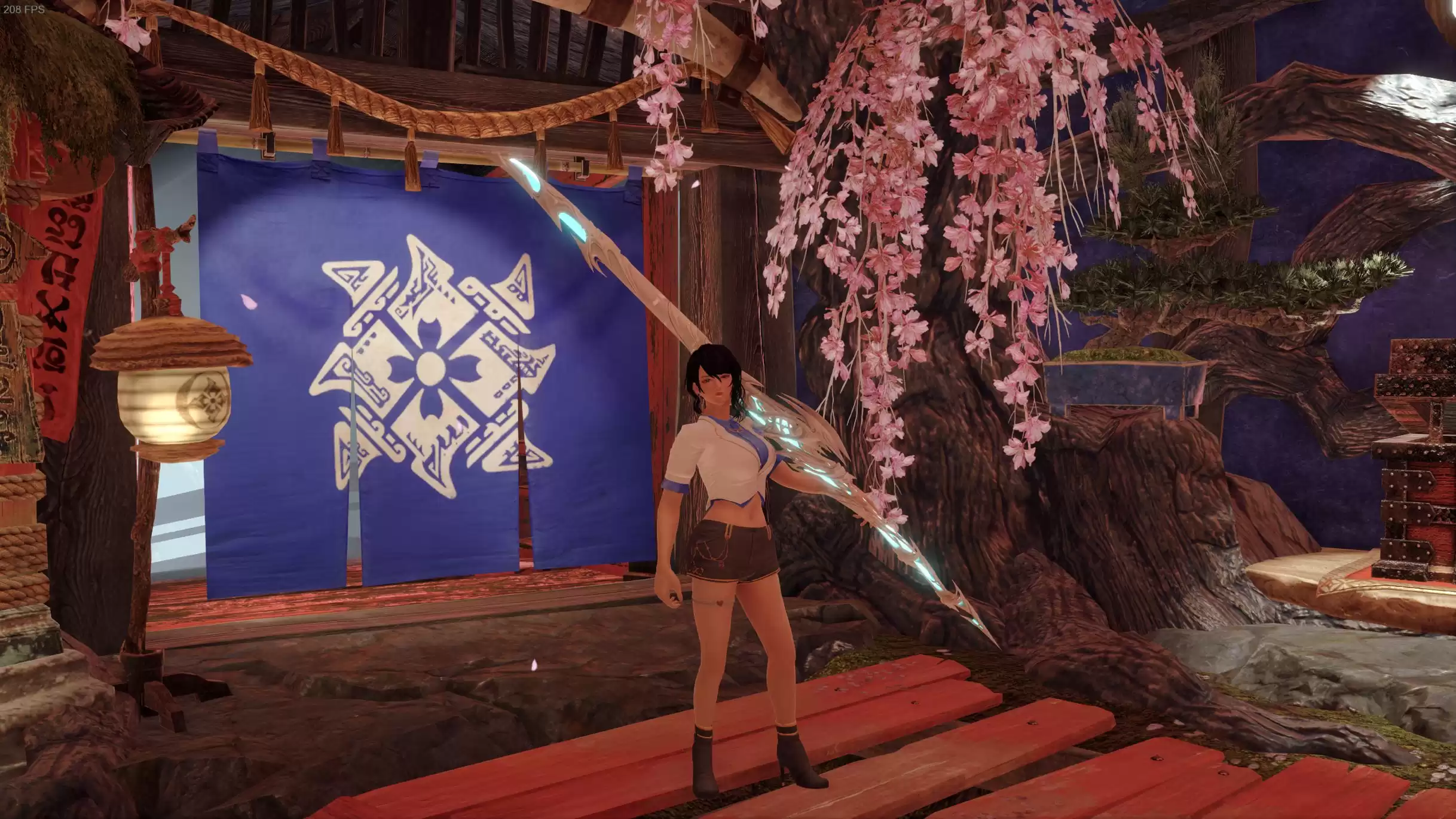 【曙光MOD】湛蓝云镜重现崛起之发光版！-太刀MOD-无需更新 - 怪物猎人崛起Mod - 踩蘑菇社区