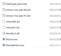 （看最新版）switch【MHR】PC模组转NS解包文件及PC转换教程整合 - 怪物猎人世界MOD - 踩蘑菇社区