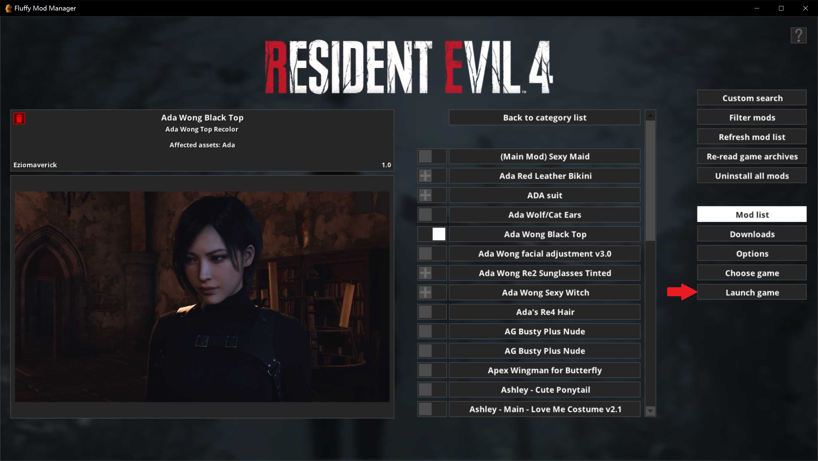 最新的Mod管理器的使用和mod管理 - 生化危机4MOD圈 - 踩蘑菇社区
