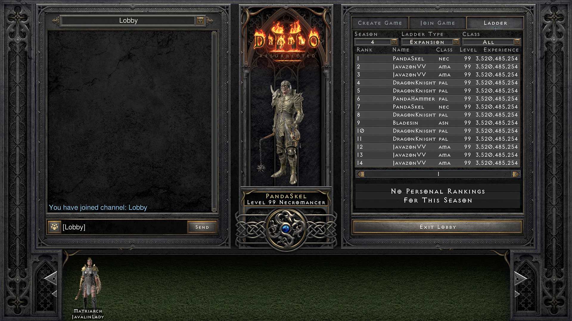 【转发】《暗黑破壞神 II：獄火重生》天梯第 4 季即將到來 - 暗黑2重制版 - 踩蘑菇社区