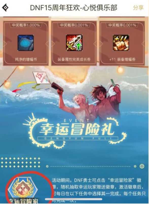 DNF15周年庆网页活动图标照搬原神成就 - 多人运动圈 - 踩蘑菇社区