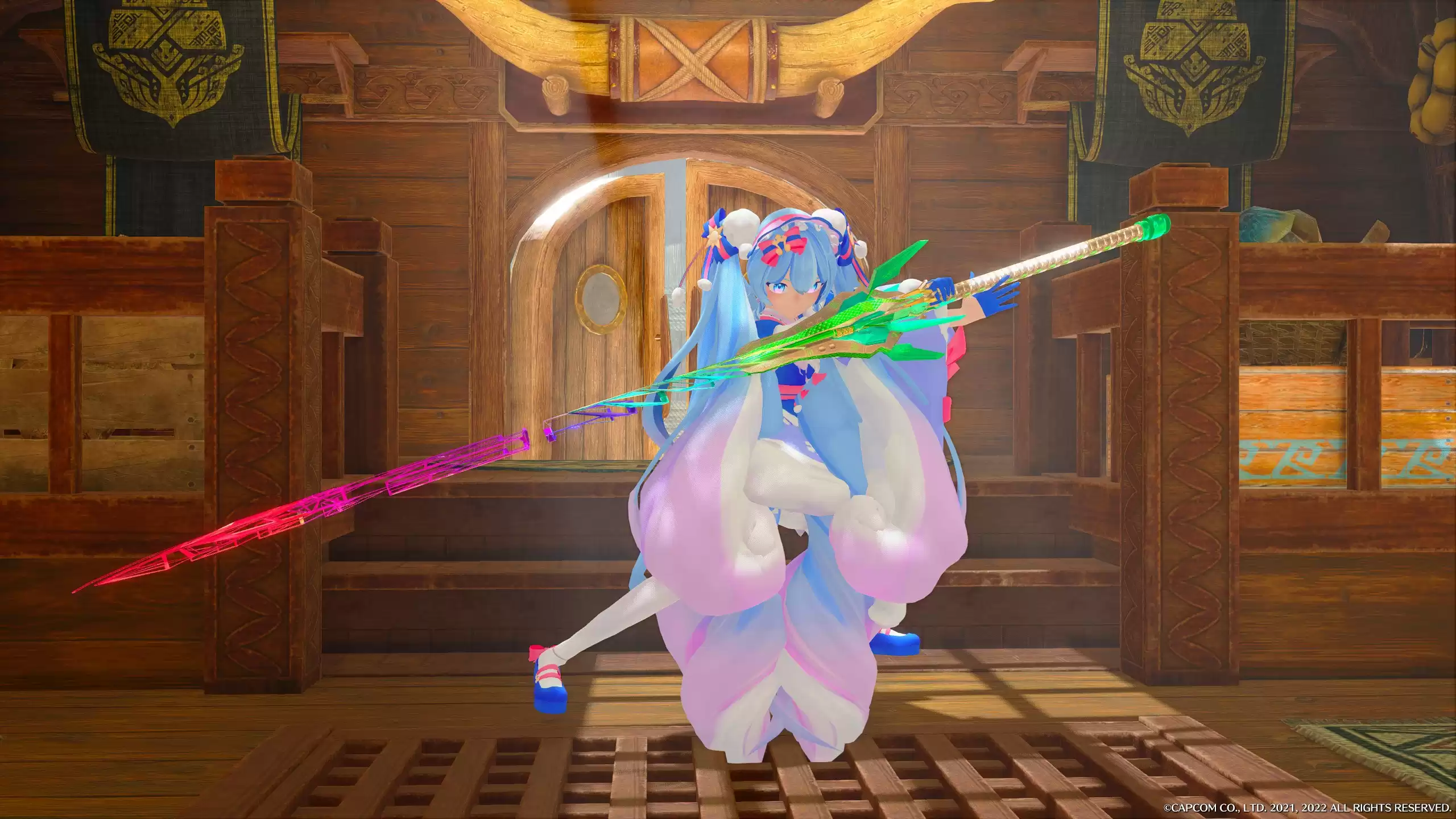 【曙光MOD】2023雪初音+彩虹音符剑·太刀MOD - 怪物猎人崛起Mod - 踩蘑菇社区