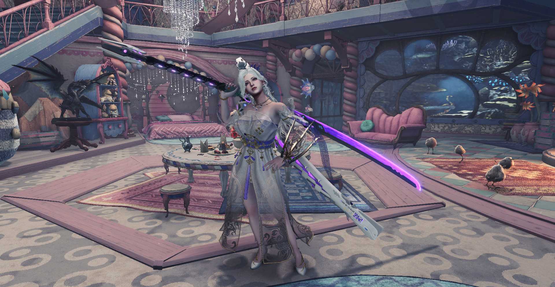 武器外观MOD展示：2674·九阴-太刀 - 怪物猎人世界 - 踩蘑菇社区