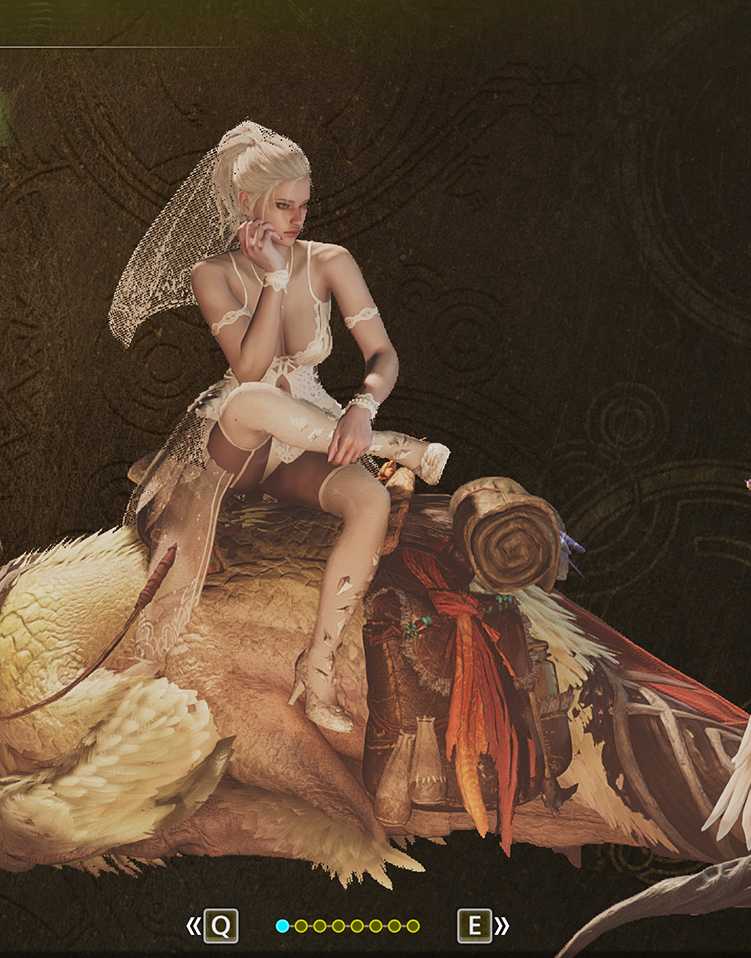 MHWS怪物猎人荒野MOD022：【女装外观】婚纱V1更新1.030.01 - 怪物猎人荒野MOD圈 - 踩蘑菇社区