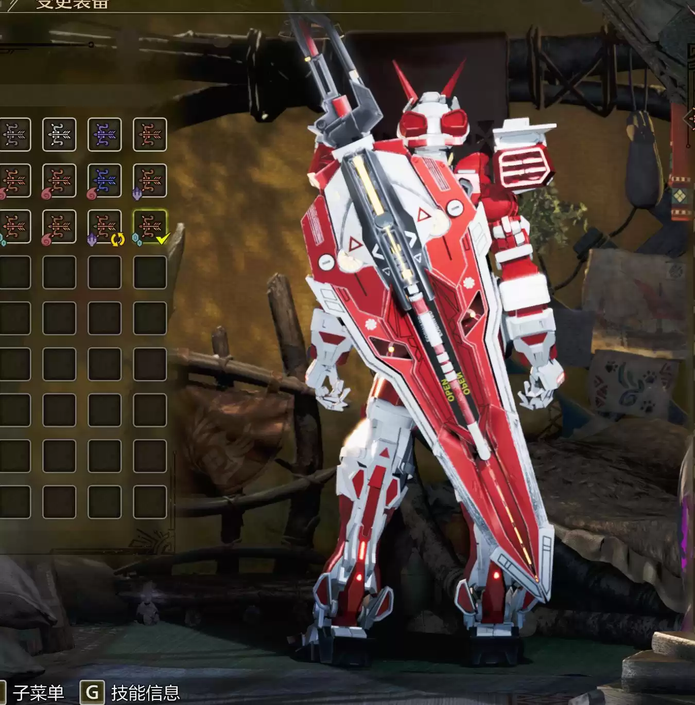 【荒野外观MOD】红异端+弓箭MOD - 怪物猎人荒野MOD圈 - 踩蘑菇社区
