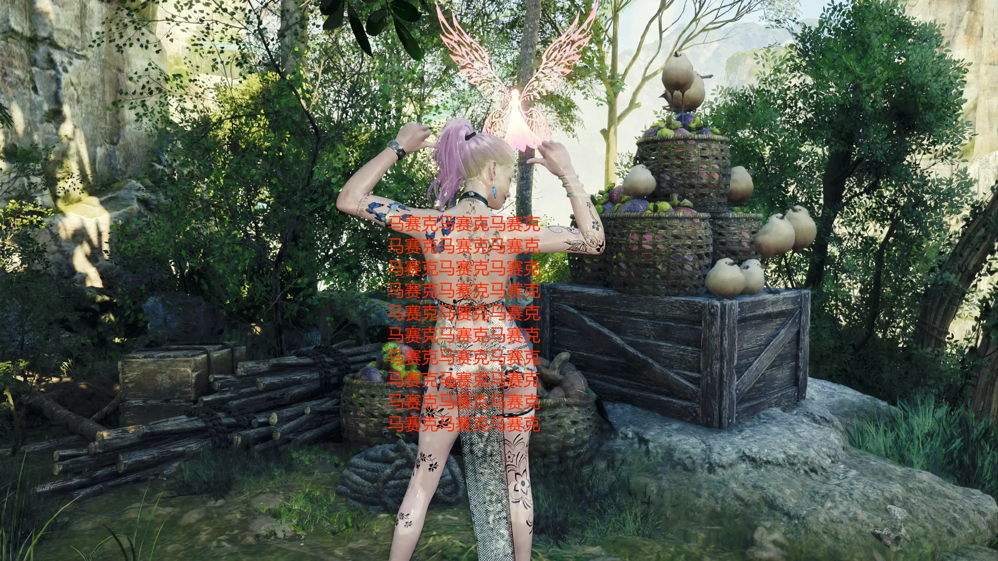 Mangie身形 第二版 纹身+美白 - 怪物猎人荒野MOD圈 - 踩蘑菇社区