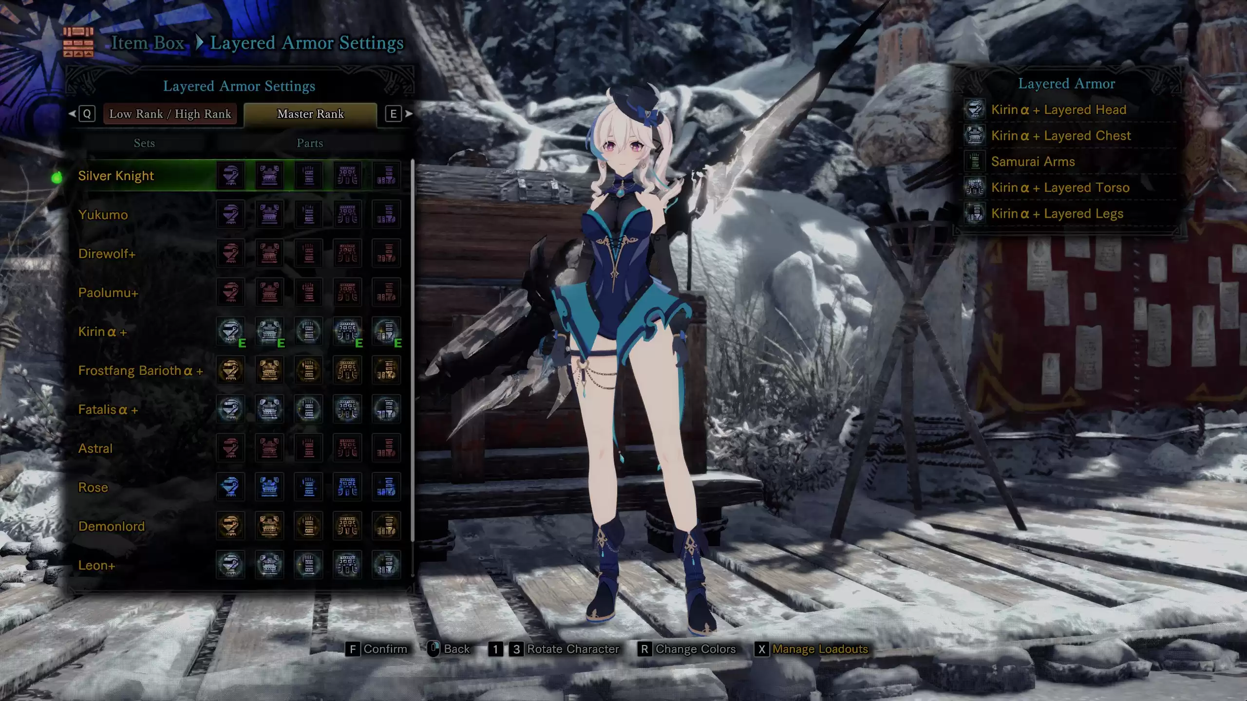 【MHWI/MOD】香奈美——蔚蓝魔影 - 怪物猎人世界MOD - 踩蘑菇社区