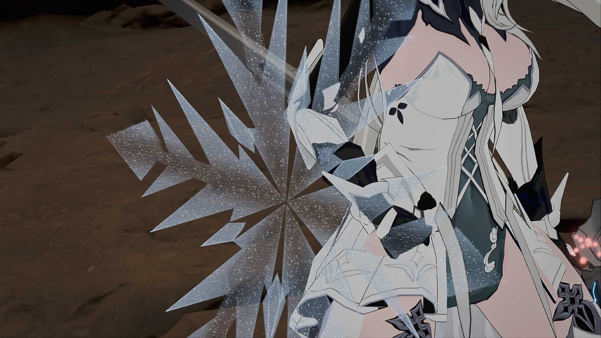 【MHWS盾斧外观mod】战双帕弥什|拾梦白菀 暮时雪（定制外观） - 怪物猎人荒野MOD圈 - 踩蘑菇社区