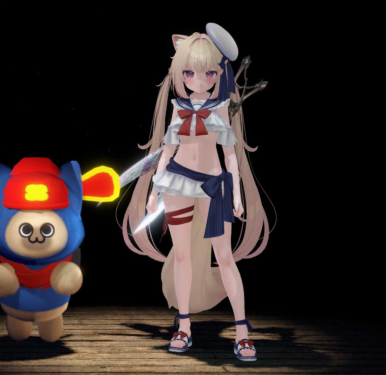 【MHWI/外观mod】海风少女の水着（双主角+aibo） - 怪物猎人世界MOD - 踩蘑菇社区