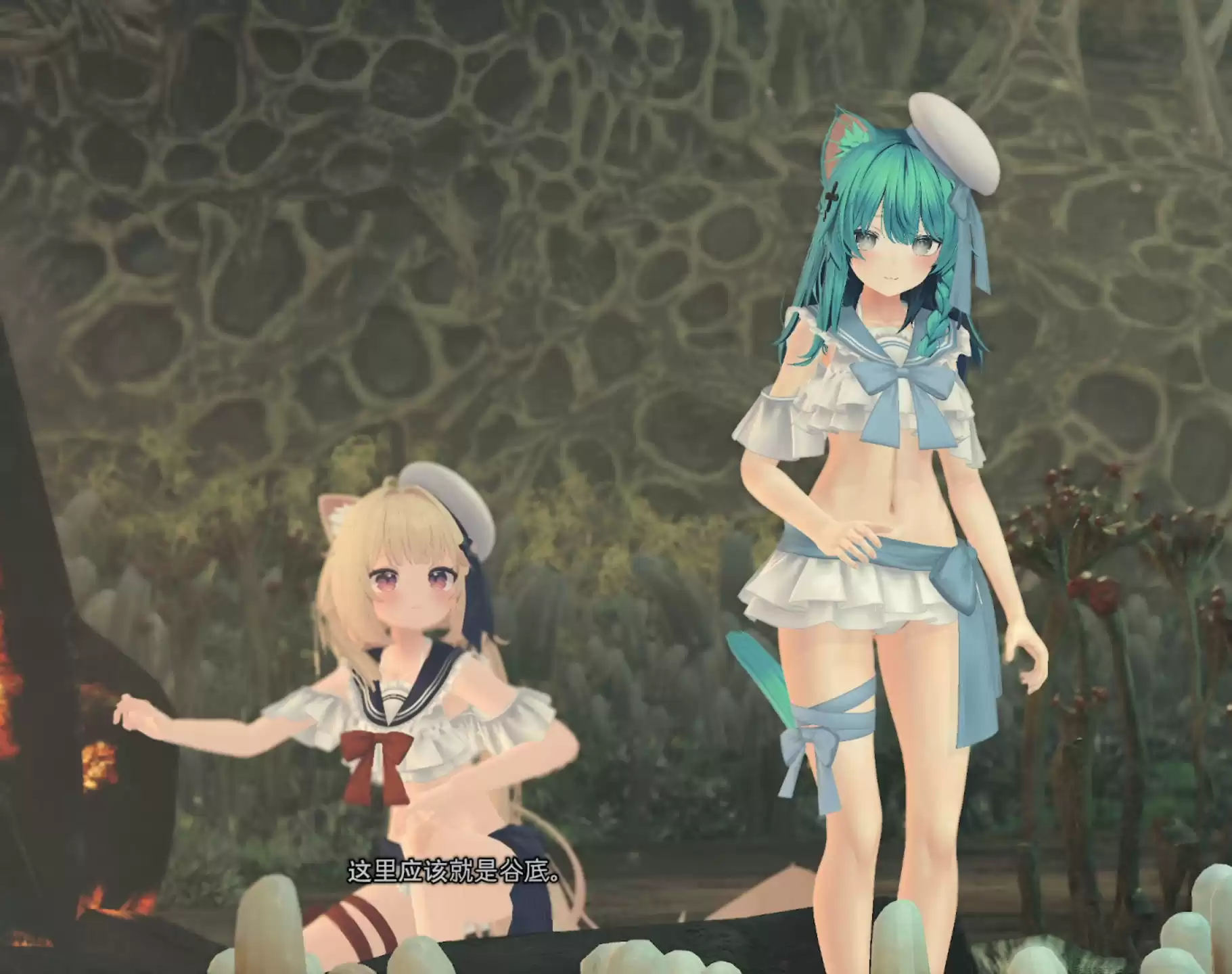 【MHWI/外观mod】海风少女の水着（双主角+aibo） - 怪物猎人世界MOD - 踩蘑菇社区