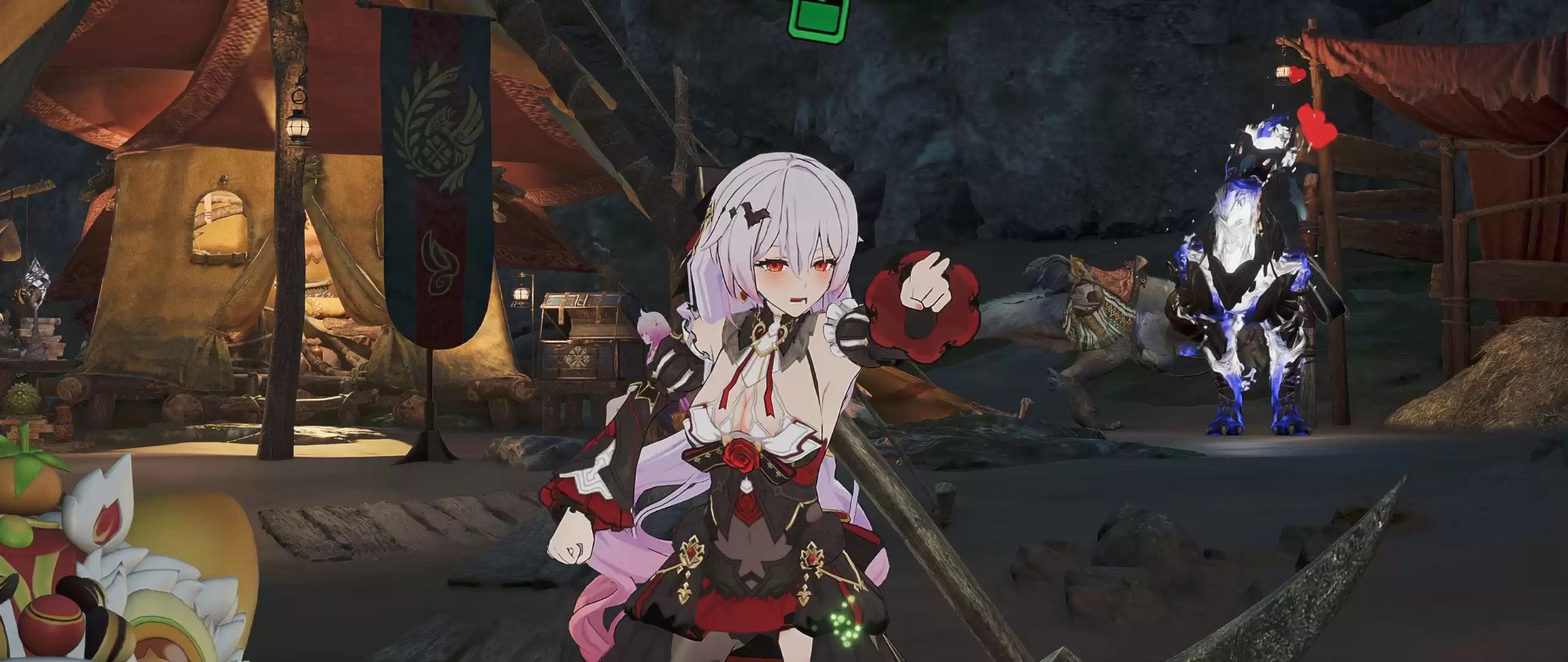 【MHWS许愿外观mod】崩坏3|月下初拥·予爱以心 含物理表情头纱拆分 - 怪物猎人荒野MOD圈 - 踩蘑菇社区