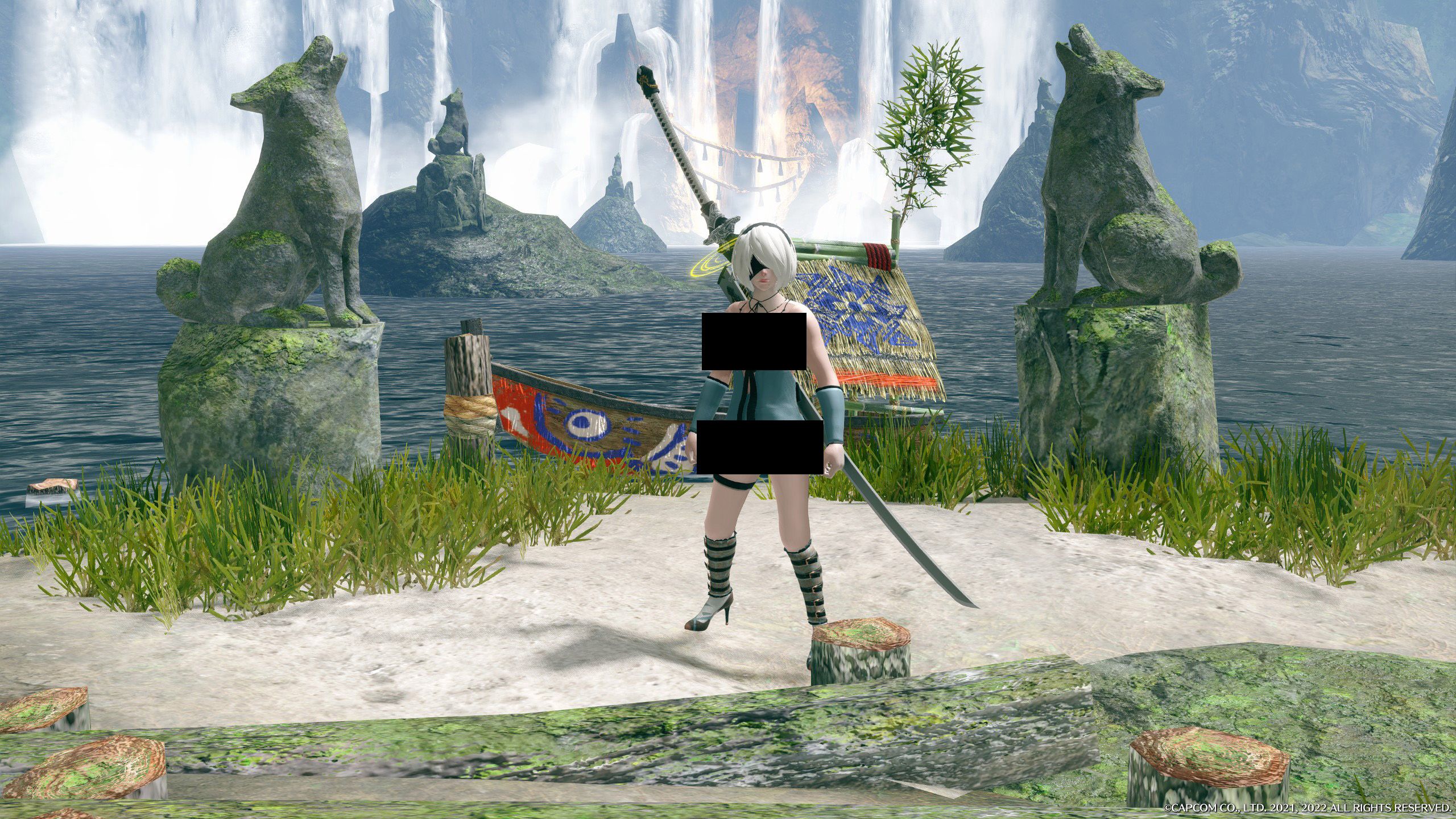 【原创】尼尔2BDLC衣服βMOD(曙光可用) - 怪物猎人崛起Mod - 踩蘑菇社区