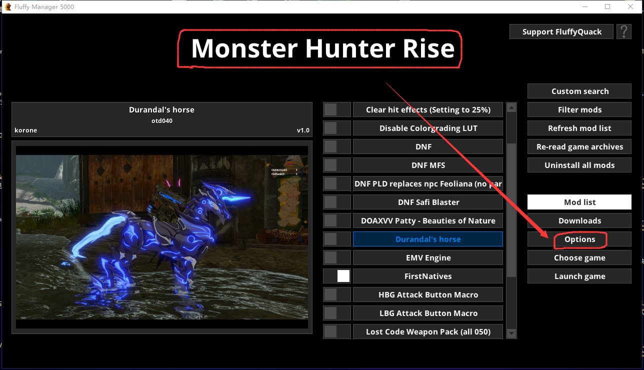 【教程】Fluffy5000兼容本地优先插件的使用方法 - 怪物猎人崛起Mod - 踩蘑菇社区