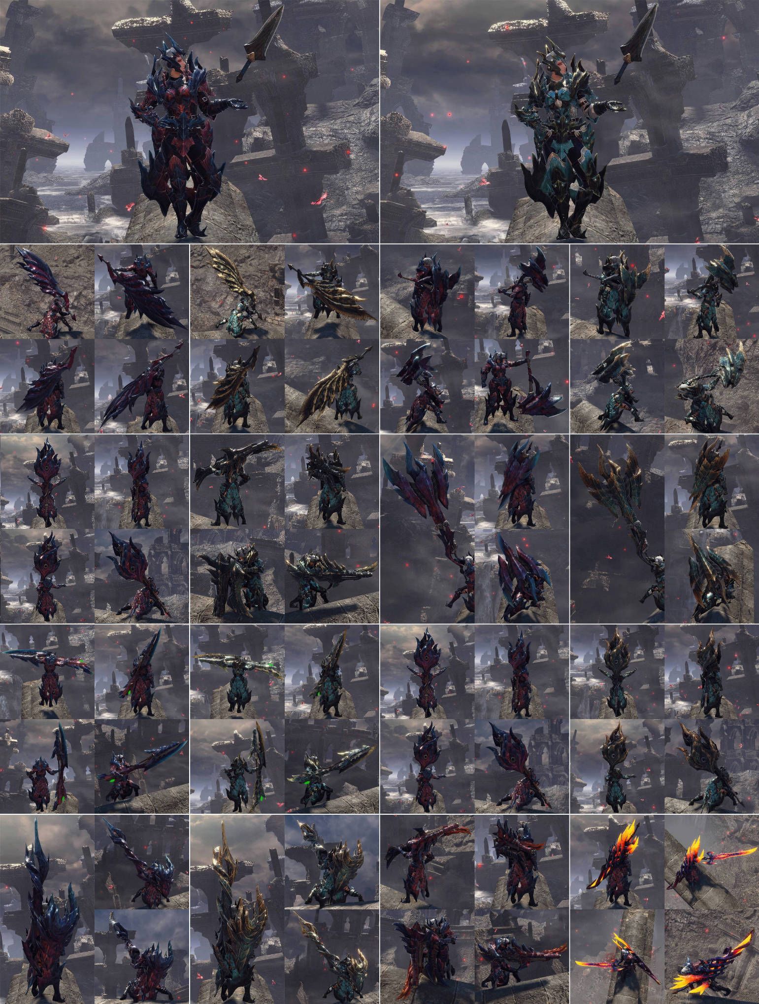 [MOD合集] MHWI(硫)斩龙套+(硫)斩龙全武器+烬灭刃太刀 - 怪物猎人崛起Mod - 踩蘑菇社区