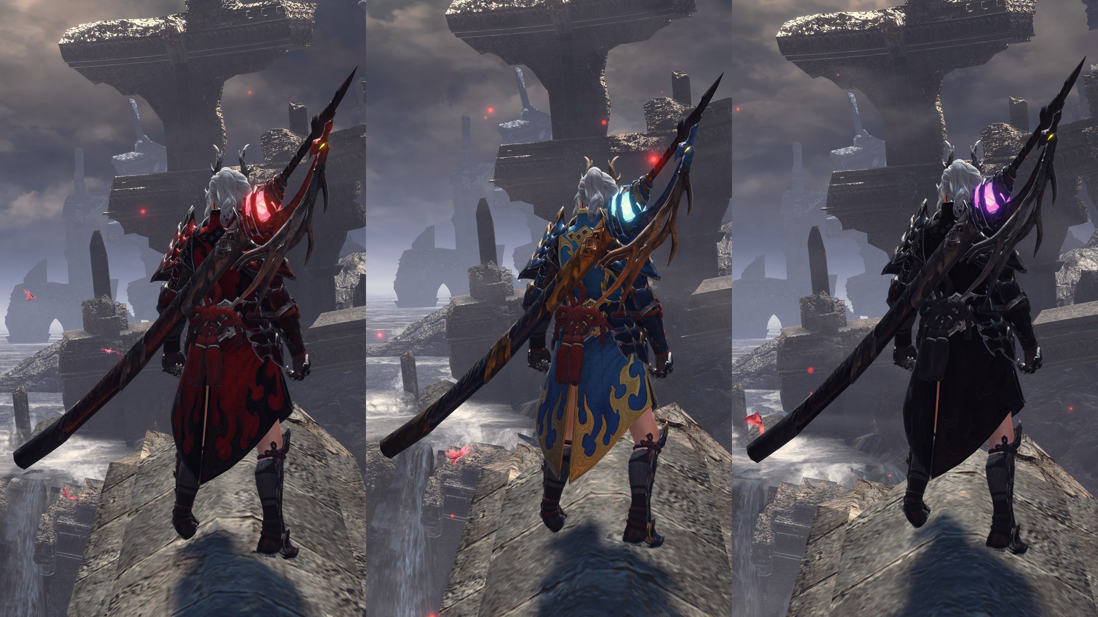 [服装MOD] 苍星之铠+物理+瘦腿+染色+头部自定义——新增两套新配色+太刀 - 怪物猎人崛起Mod - 踩蘑菇社区