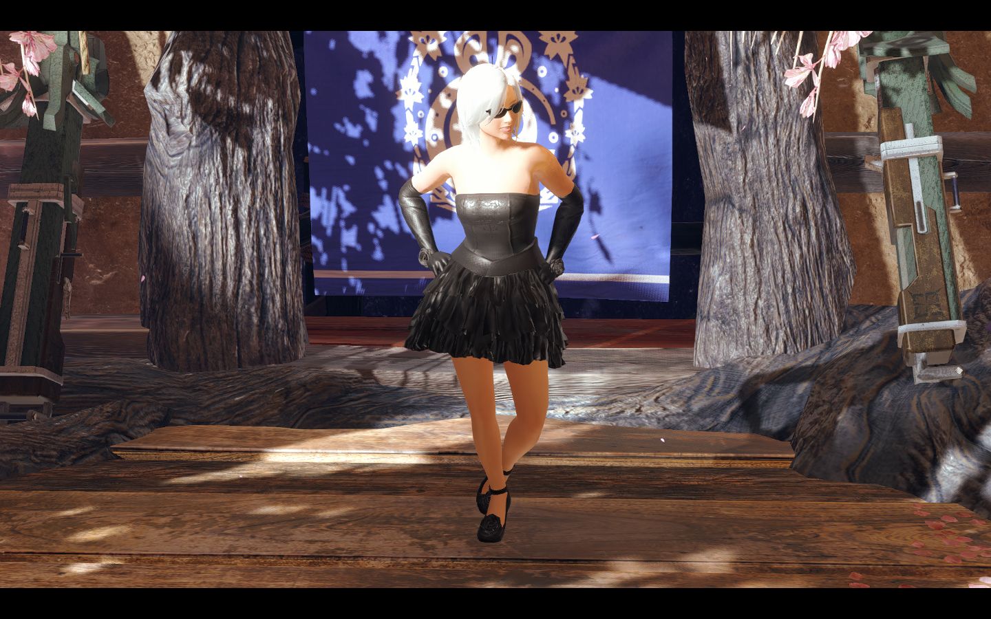 【外观mod】MHW-玫瑰礼服（短裙ver） - 怪物猎人崛起Mod - 踩蘑菇社区