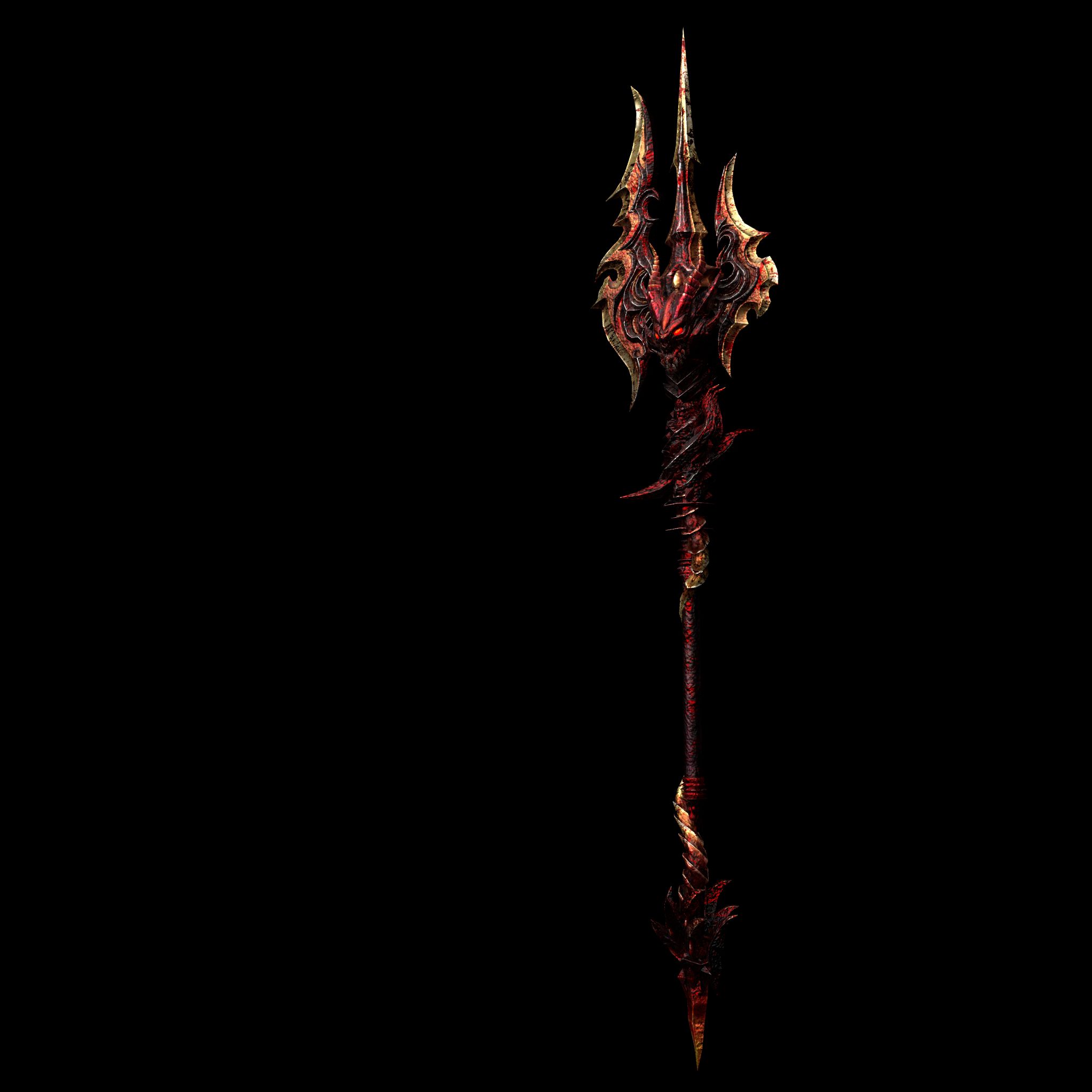 【自制冰原MOD】炎血魔戟———虫棍MOD - 怪物猎人世界MOD - 踩蘑菇社区