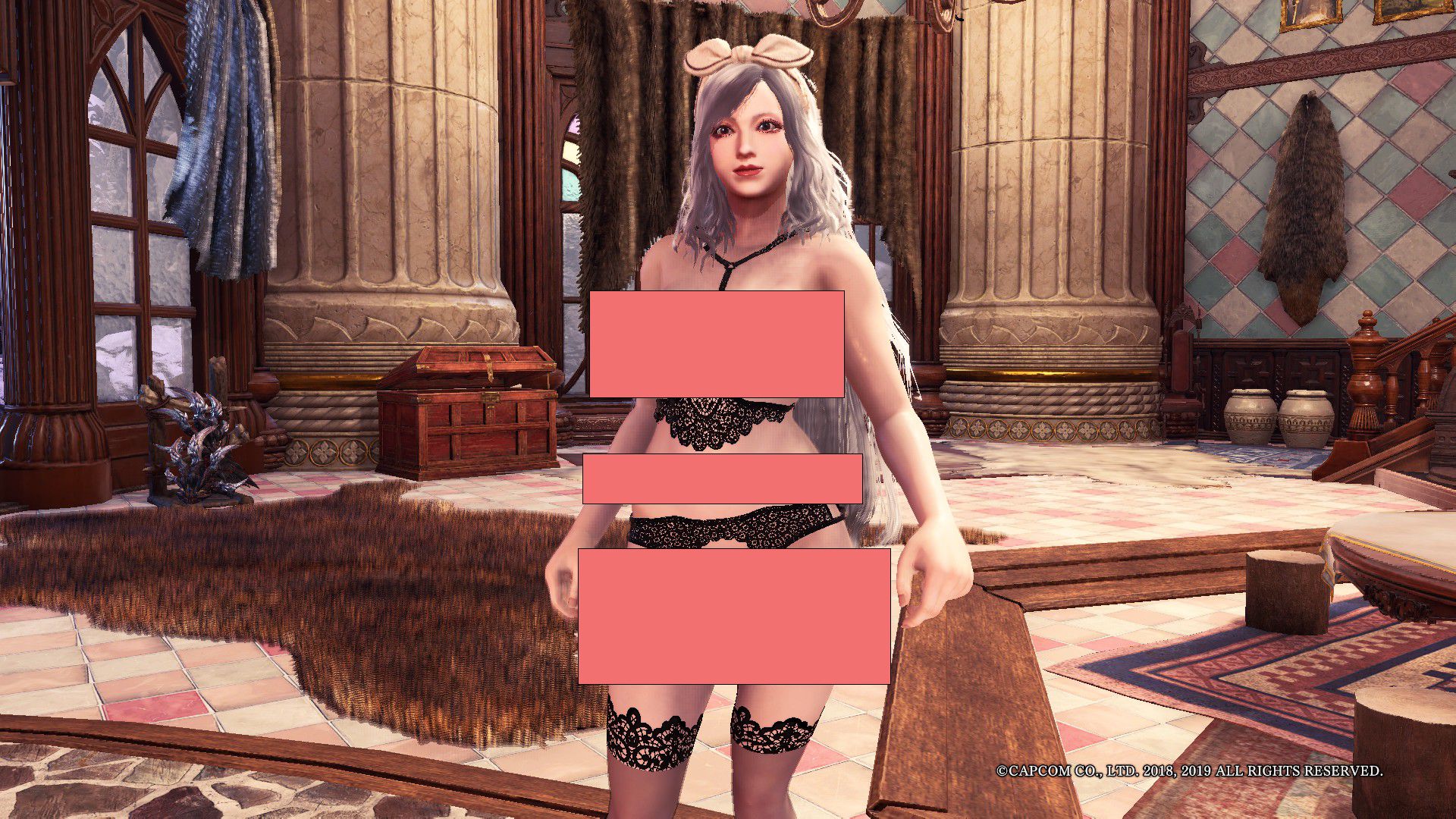 [MHWI]性感内衣 Minn - 怪物猎人世界MOD - 踩蘑菇社区