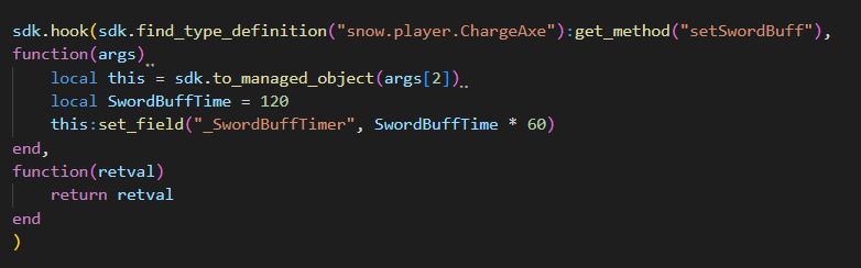 【MHRS】lua菜鸡教程——对它使用sdk.hook吧 - 怪物猎人崛起Mod - 踩蘑菇社区