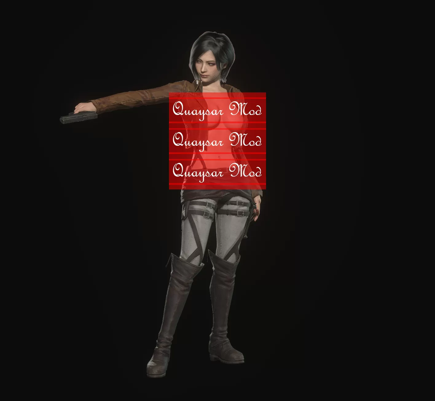 RE4R生化4重置MOD009：【艾达王】进击的巨人 替换默认服装 适配DLC - 生化危机4MOD圈 - 踩蘑菇社区