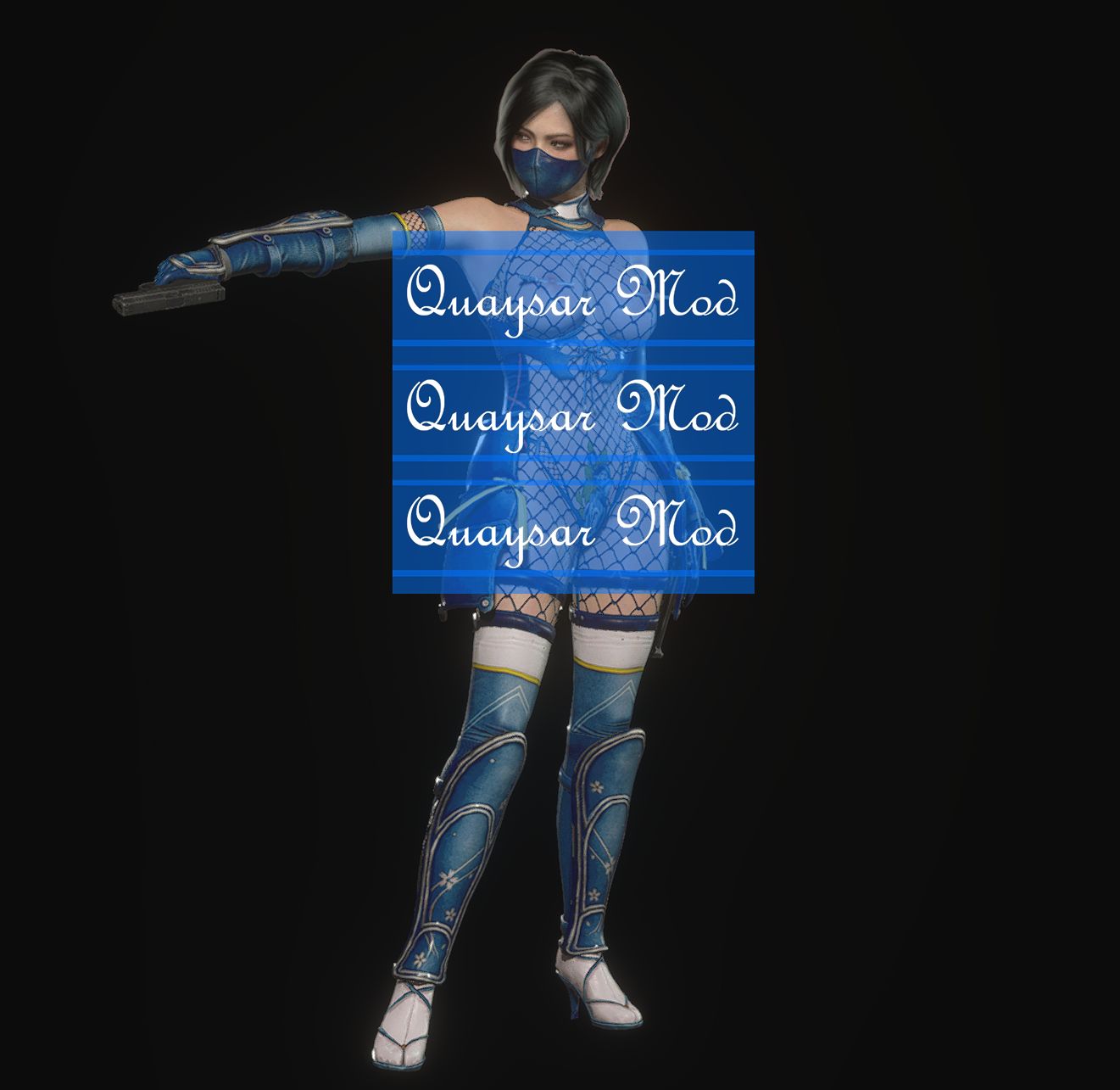 RE4R生化4重置MOD011：【艾达王】双刀女忍 替换默认服装 适配DLC - 生化危机4MOD圈 - 踩蘑菇社区