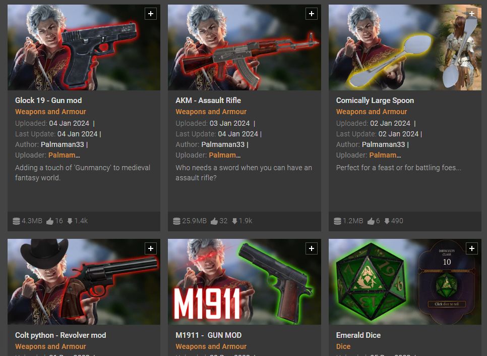 比魔法还管用！ MOD制作者为《博德之门3》添加RPG火箭筒 - 博德之门3MOD圈 - 踩蘑菇社区