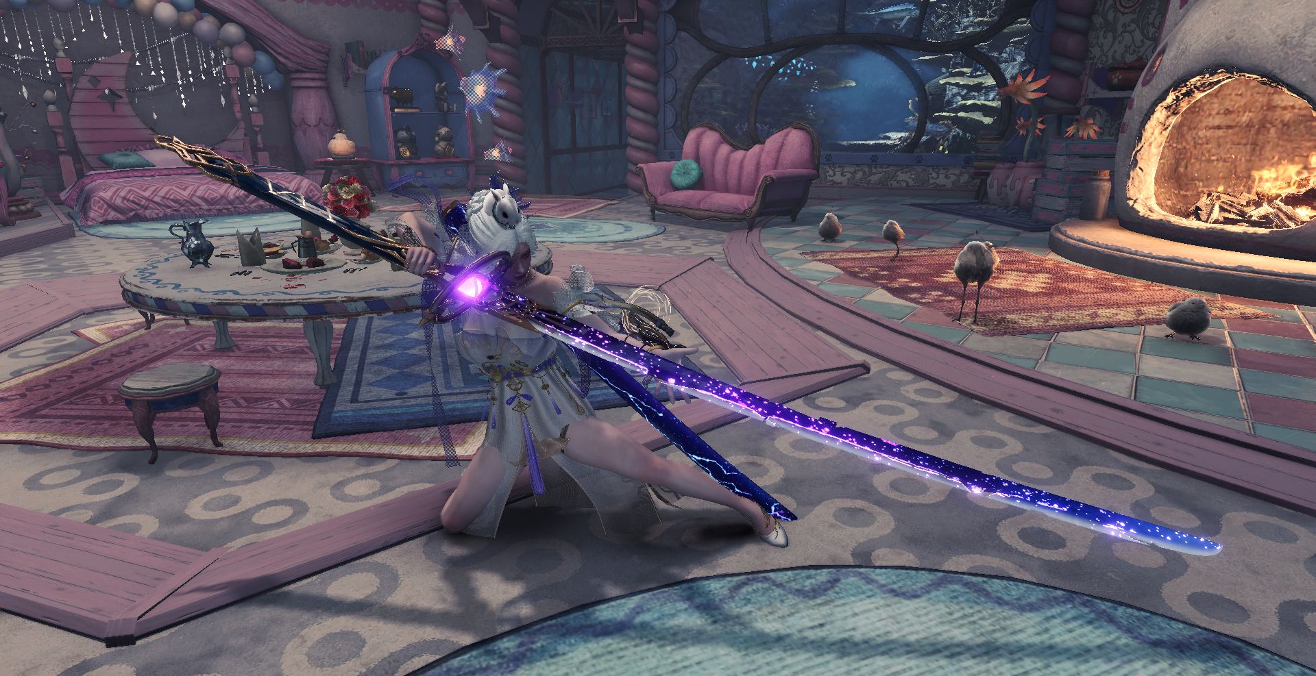 武器外观MOD展示：碎星河-太刀 - 怪物猎人世界 - 踩蘑菇社区