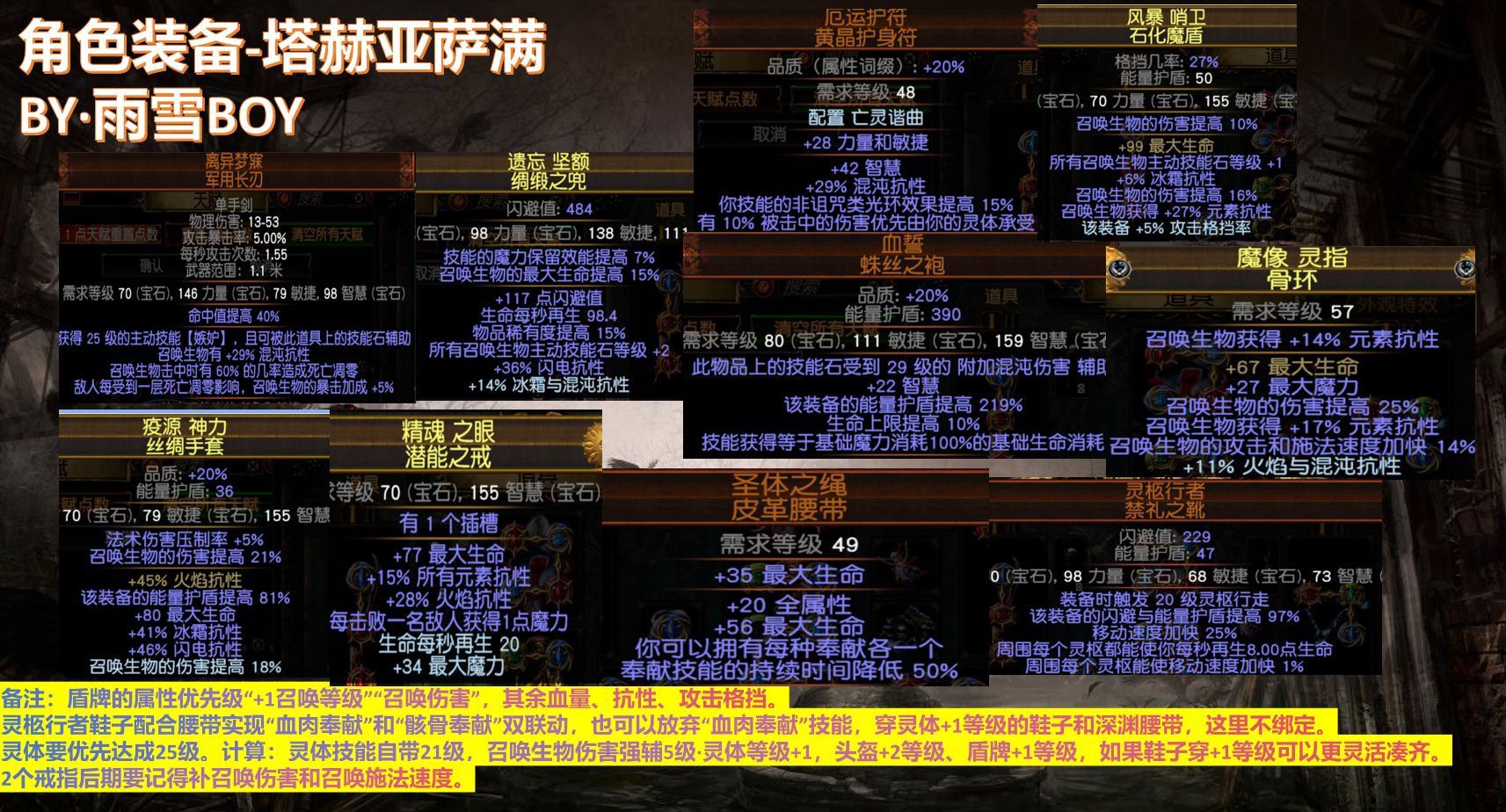 【S25赛季】灵体召唤·全通T17+85BOSS·0基础超详细攻略（4个阶段） - 流放之路 - 踩蘑菇社区