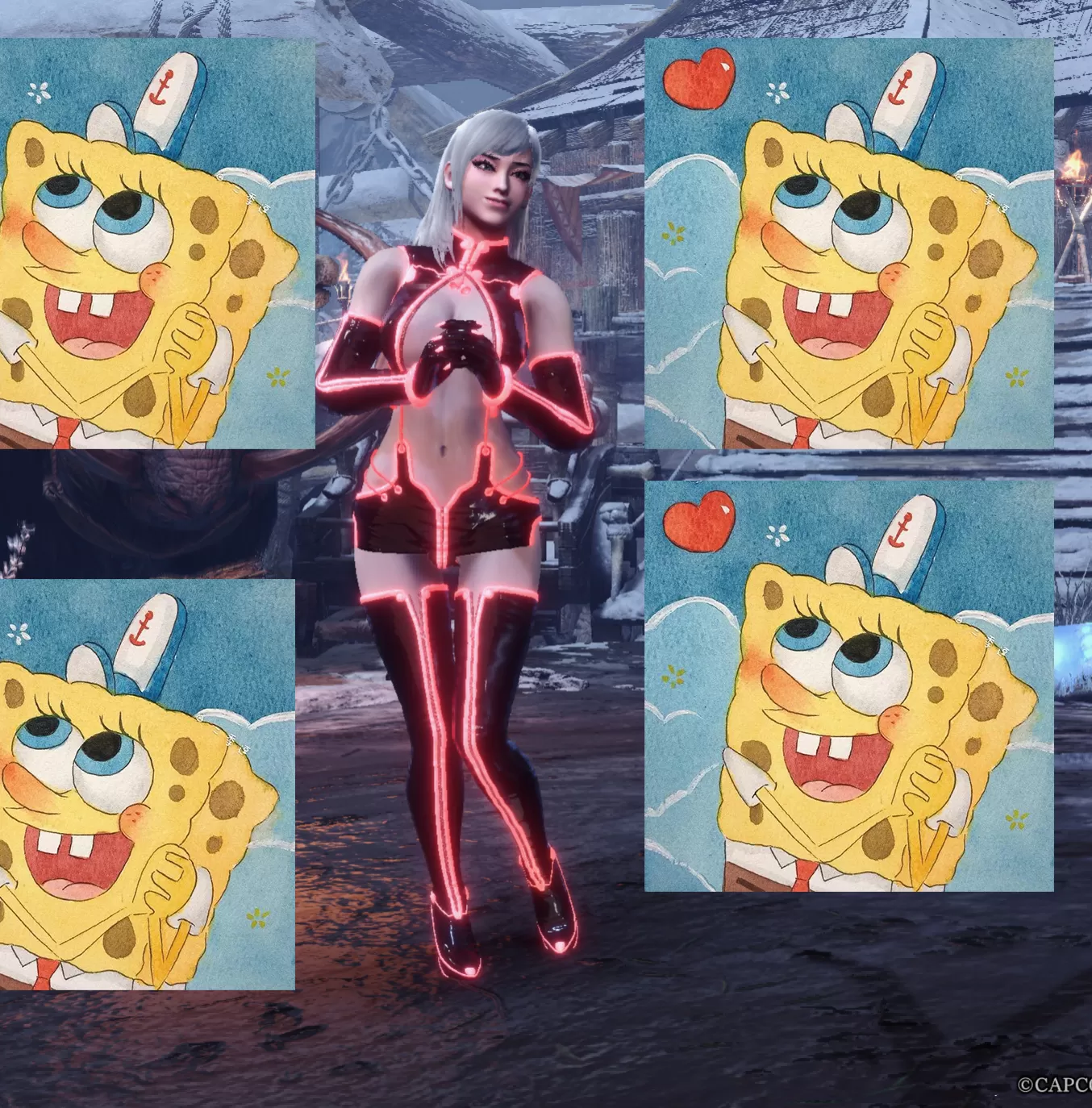 MHWI怪物猎人冰原MOD038：【女装外观】胶衣-创 适配15.22.00 - 怪物猎人世界MOD - 踩蘑菇社区