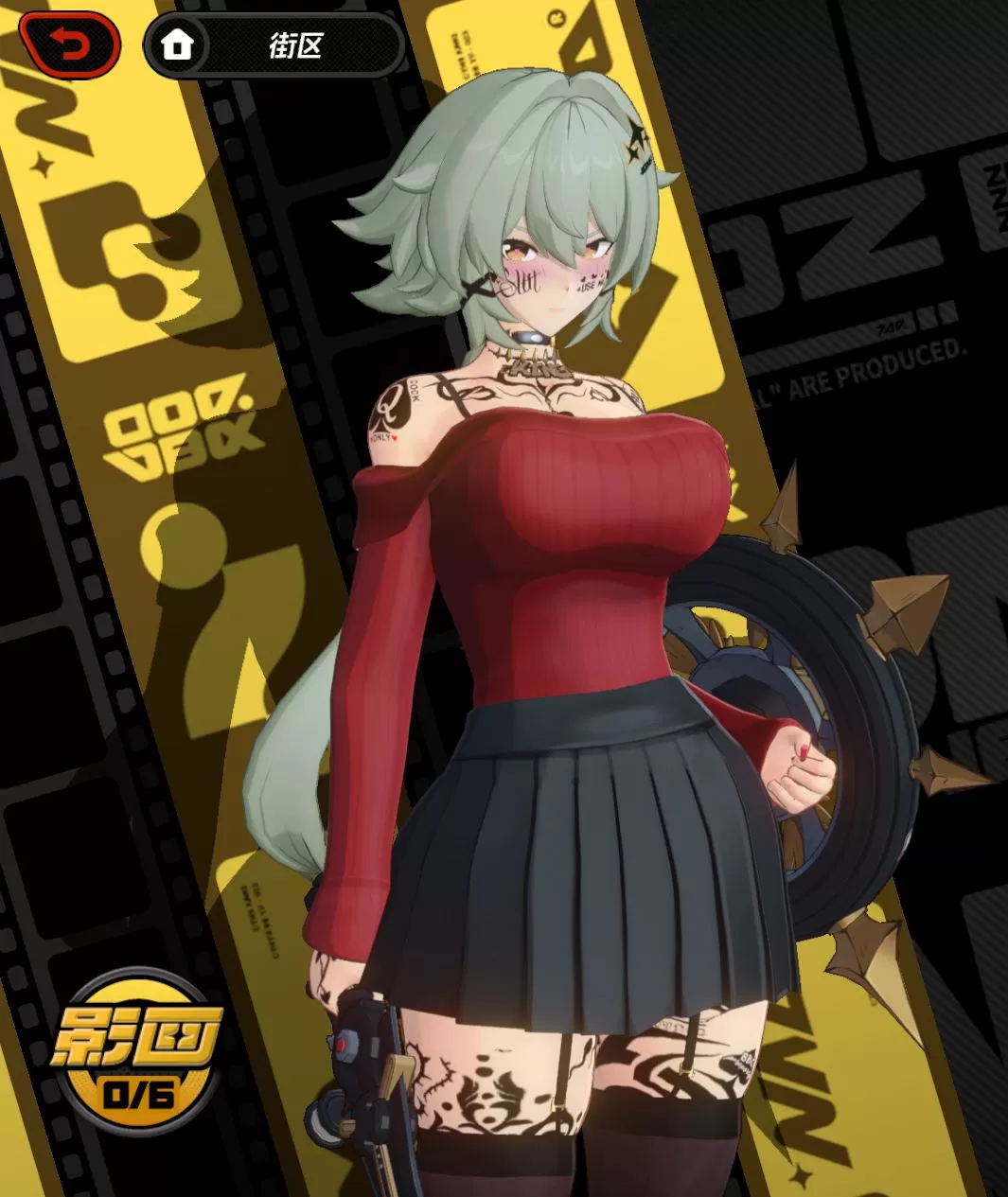 凯撒 - QOS纹身替换 (11/16全身更新） - 绝区零MOD - 踩蘑菇社区