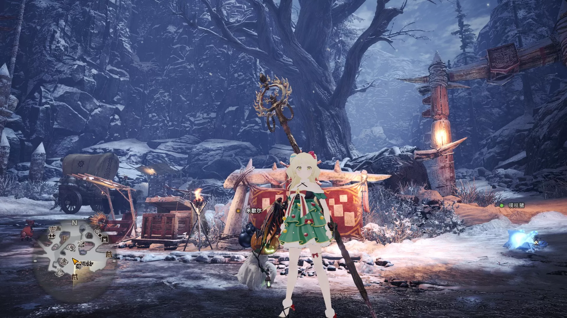 【MHW&BangDream外观mod】弦卷心外观mod - 怪物猎人世界MOD - 踩蘑菇社区