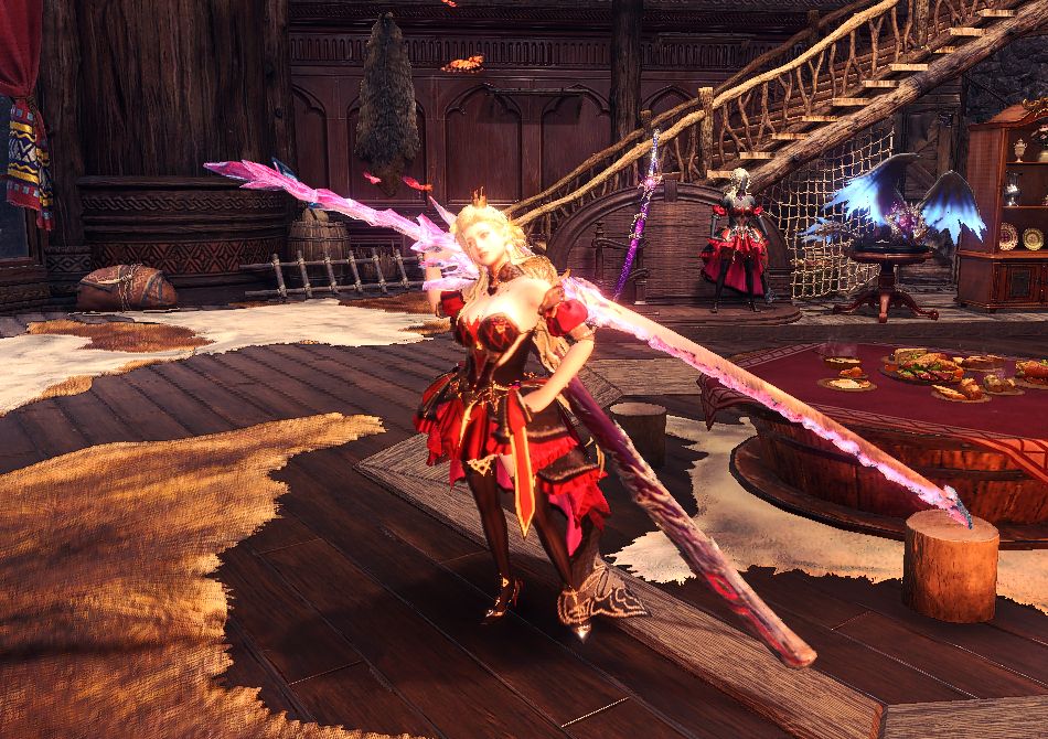 [MHWI/太刀mod】锦鲤化龙 落樱 - 怪物猎人世界MOD - 踩蘑菇社区