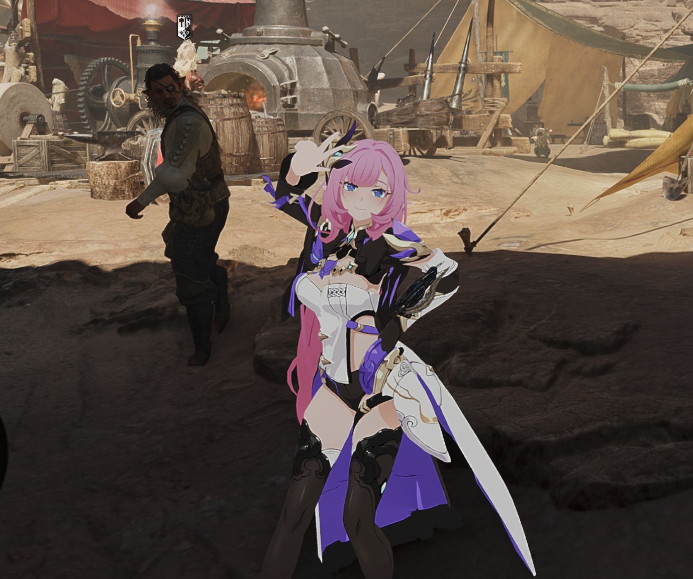 【MHWS】爱莉希雅3.0，新增变身效果（英桀爱莉变身人律爱莉） - 怪物猎人荒野MOD圈 - 踩蘑菇社区