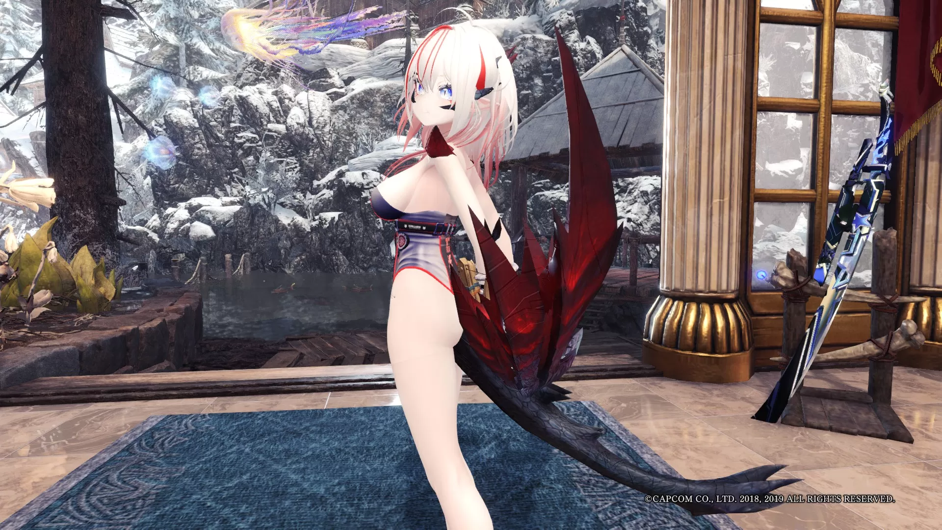 【MHWI外观mod】赤色彗星 - 怪物猎人世界MOD - 踩蘑菇社区