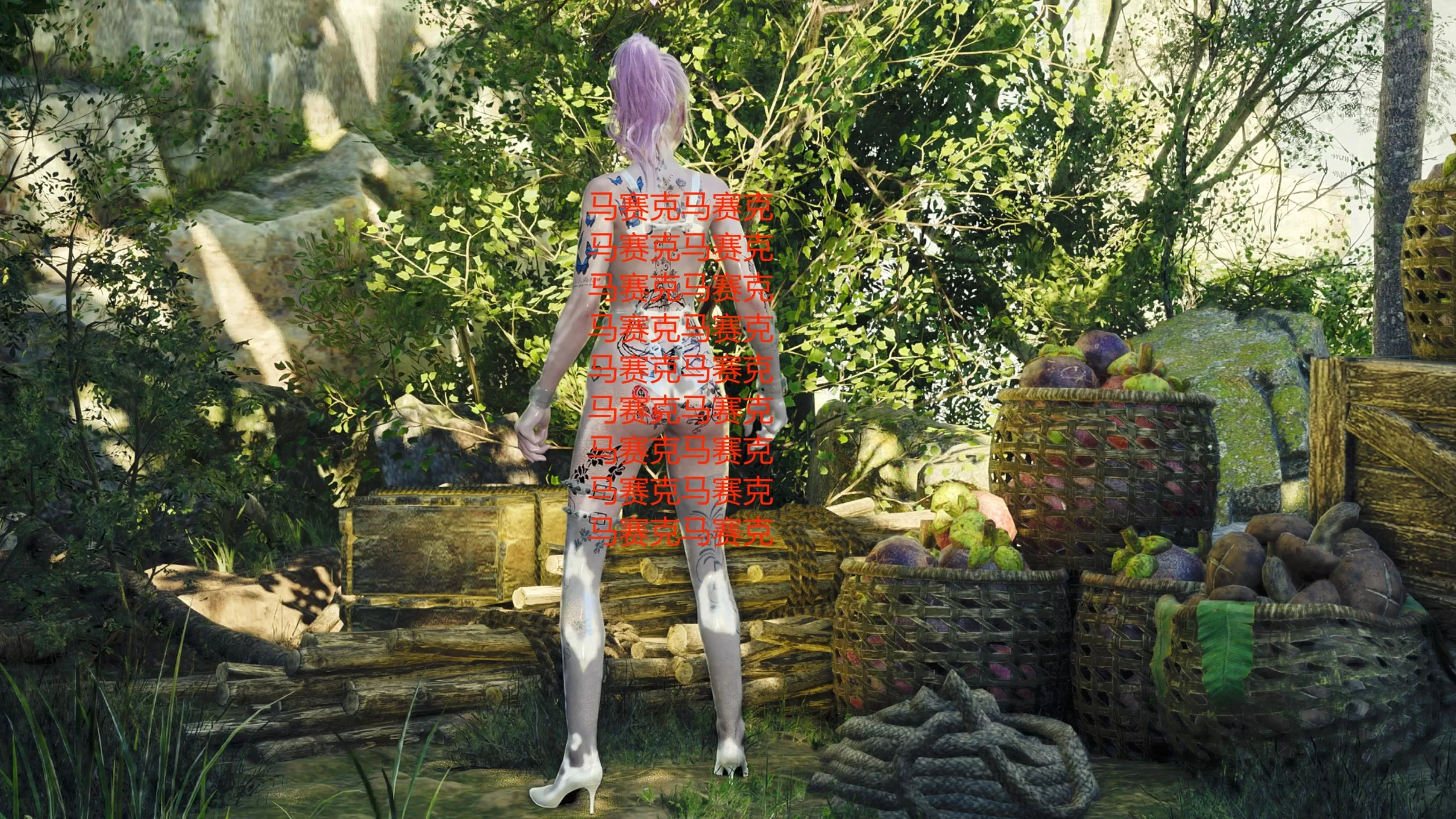 Mangie身形 第二版 纹身+美白 - 怪物猎人荒野MOD圈 - 踩蘑菇社区