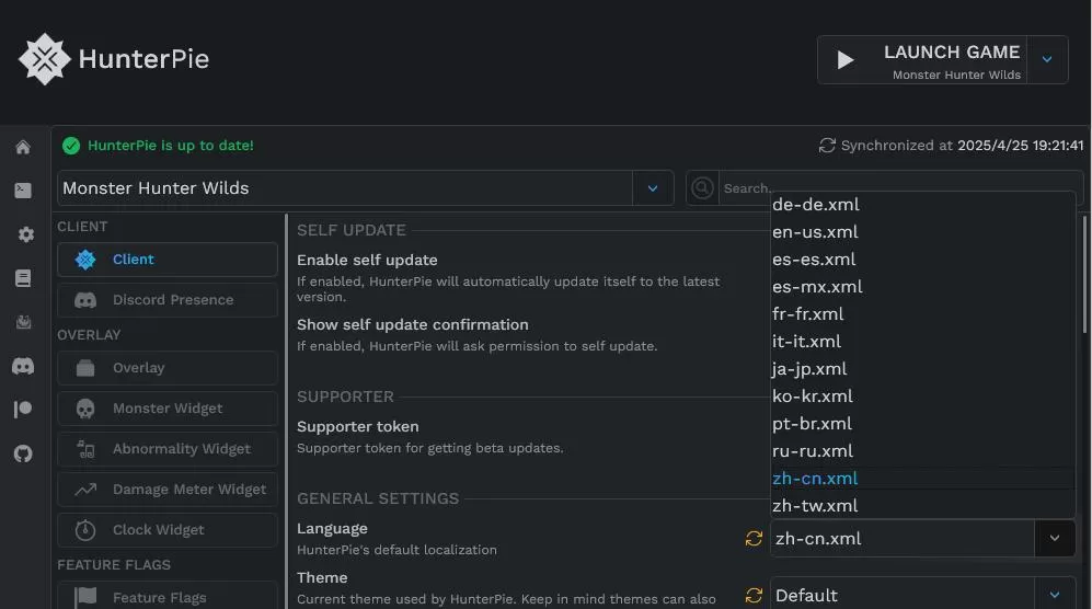 猎人派HunterPie经典回归 支持《怪物猎人 荒野》叠加界面数值显血DPS - 怪物猎人荒野MOD圈 - 踩蘑菇社区