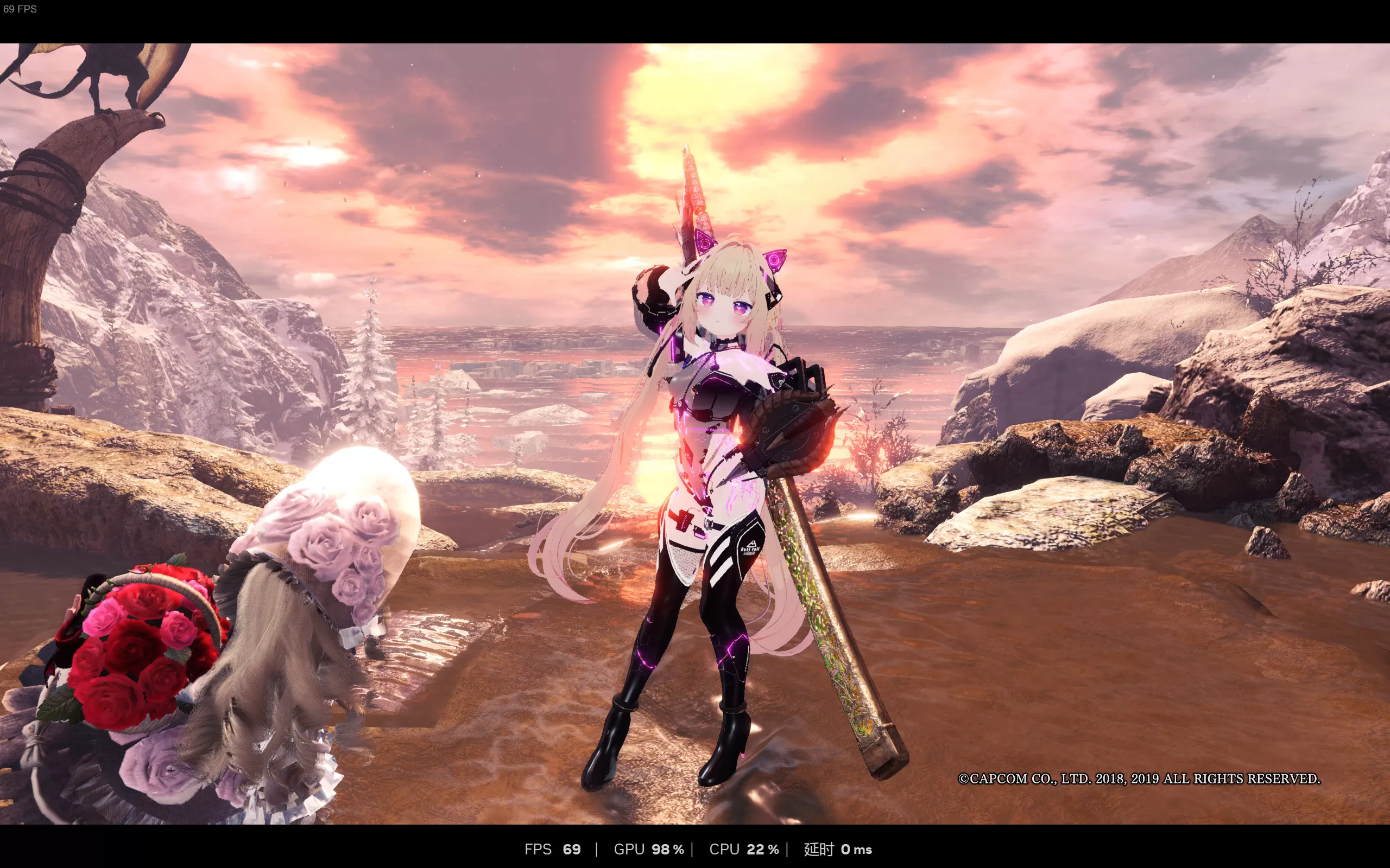 MHWI外观mod chiffon戚风 恶堕战斗服 - 怪物猎人世界MOD - 踩蘑菇社区