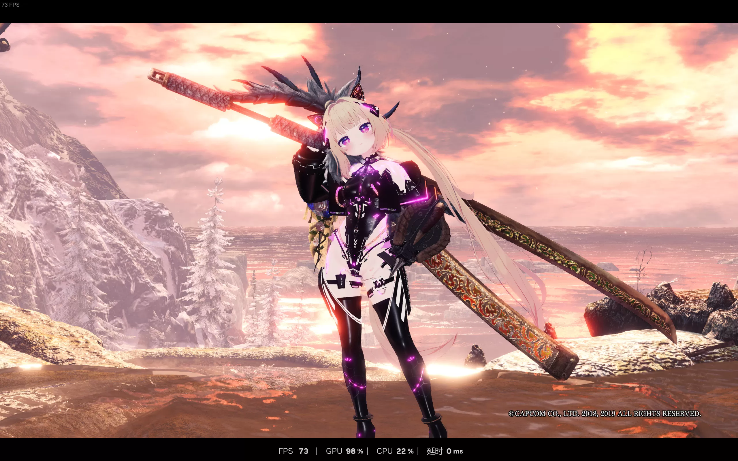 MHWI外观mod chiffon戚风 恶堕战斗服 - 怪物猎人世界MOD - 踩蘑菇社区