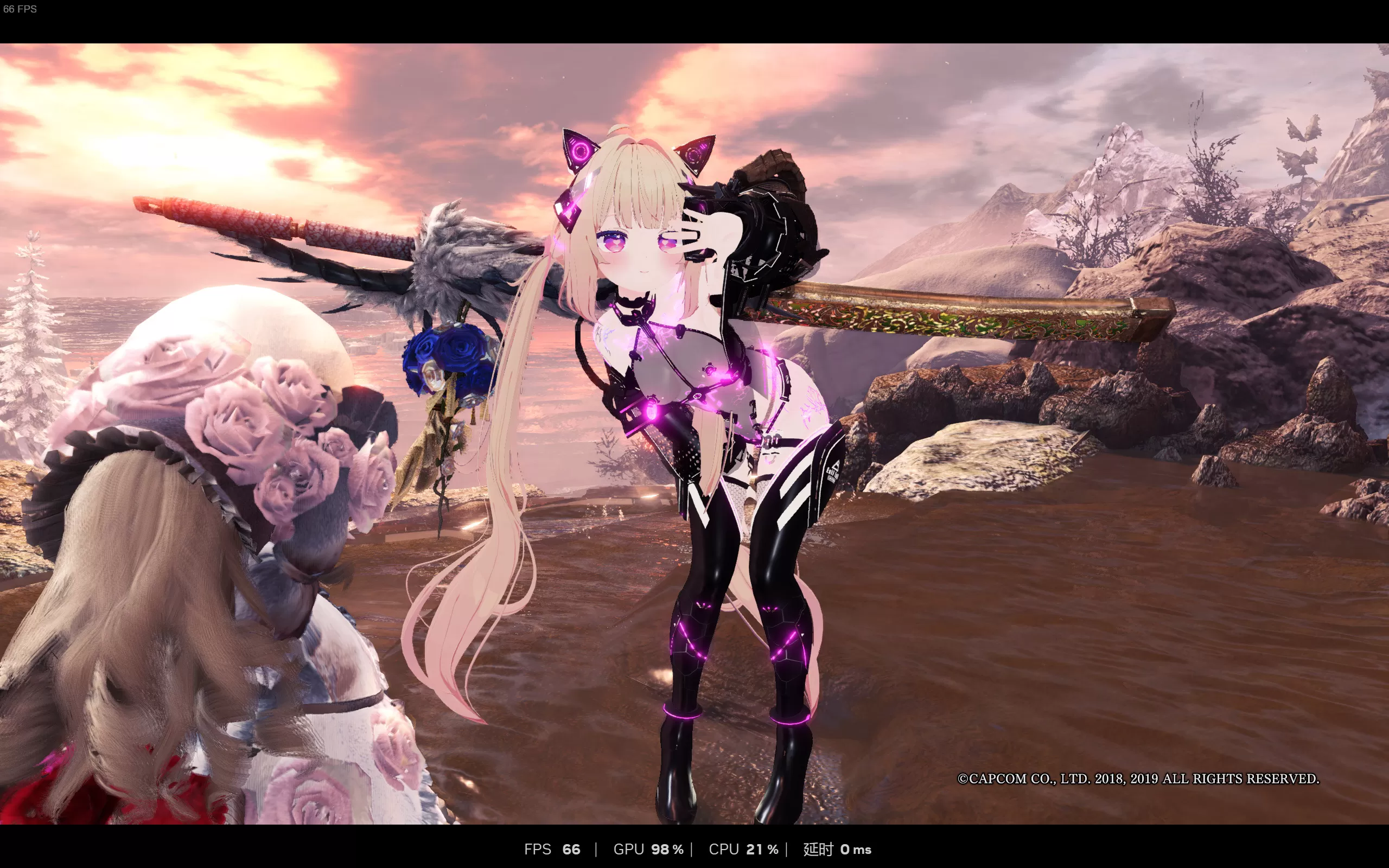 MHWI外观mod chiffon戚风 恶堕战斗服 - 怪物猎人世界MOD - 踩蘑菇社区